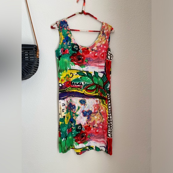 Jams World | Dresses | Vintage Jams World Colorful Print Dress | Poshmark